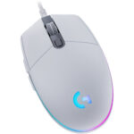 LOGITECH G203 MOUSE LIGHTSYN WHITE - Mayortec